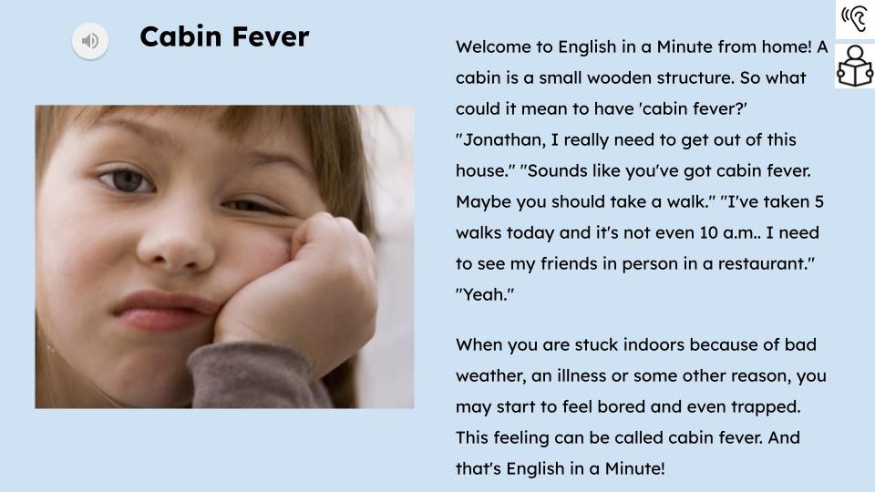 Cabin Fever Figurative Language Reading Passage and Activities