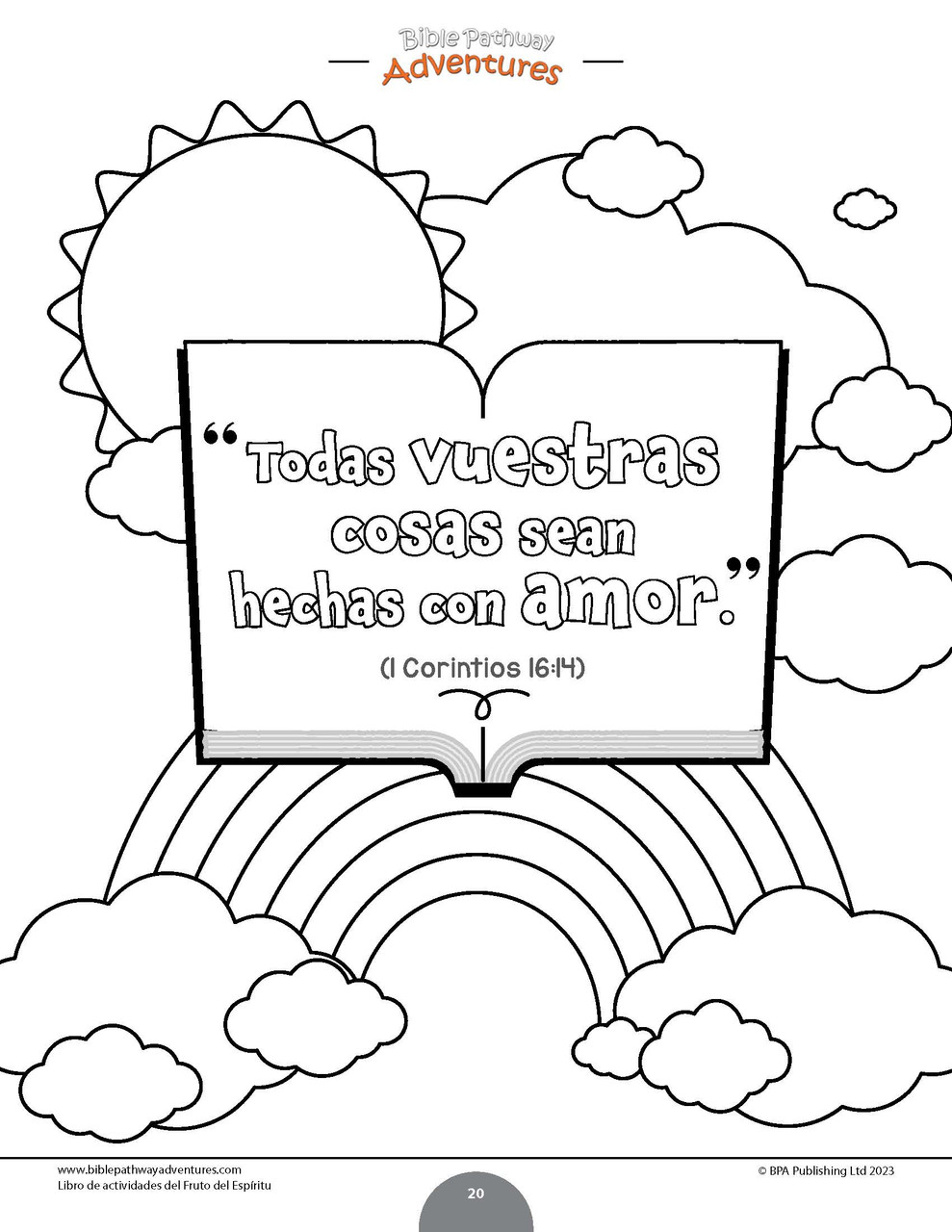 Libro de actividades del Fruto del Espíritu