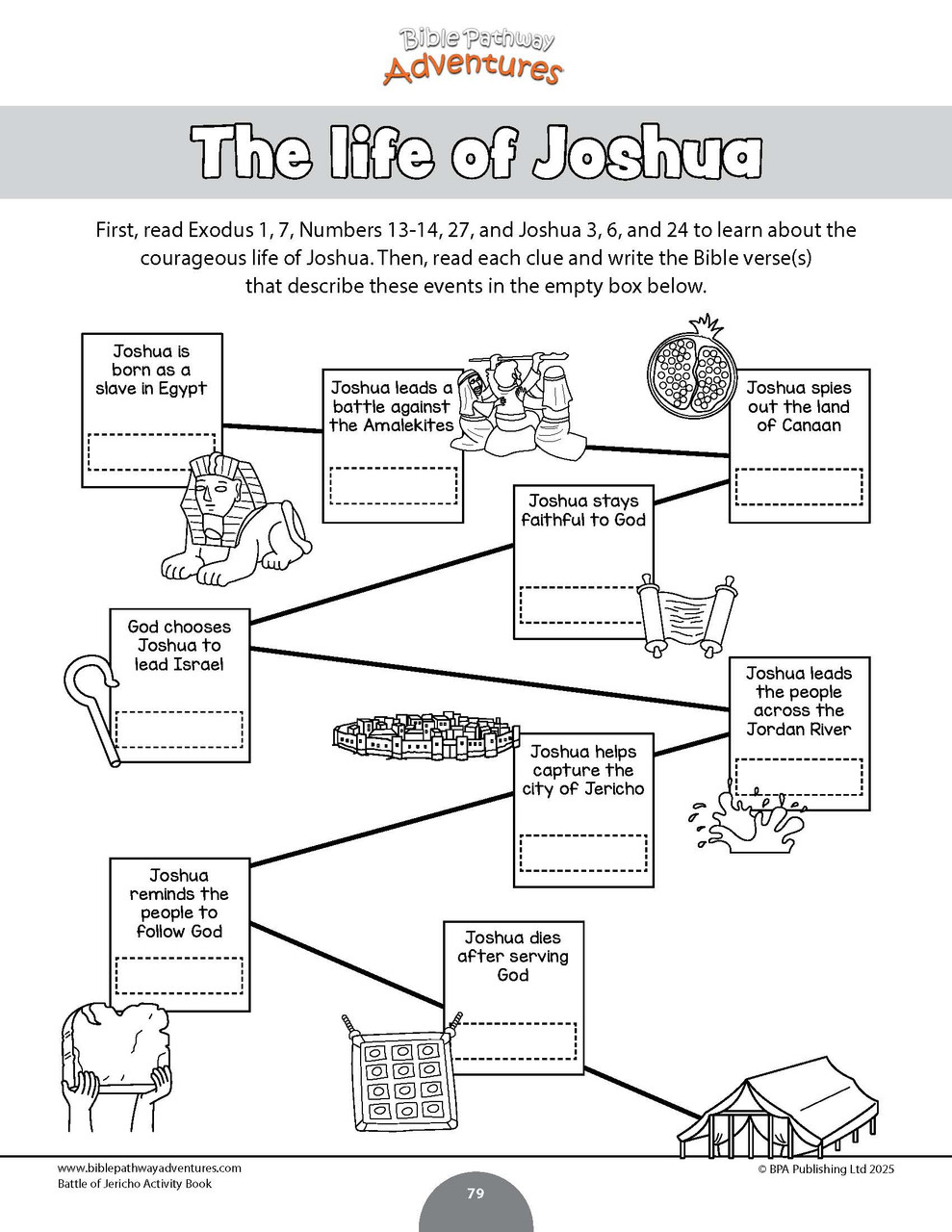 free coloring pages of joshua and the battle of jericho