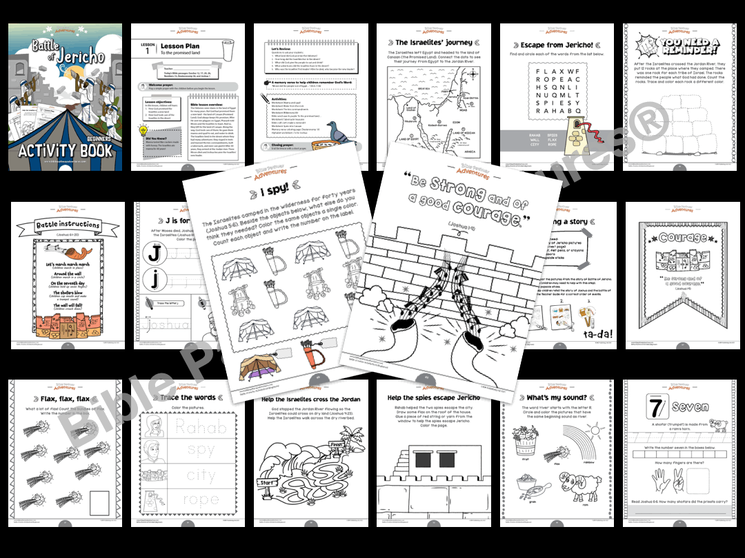 Battle of Jericho Activity Book for Beginners