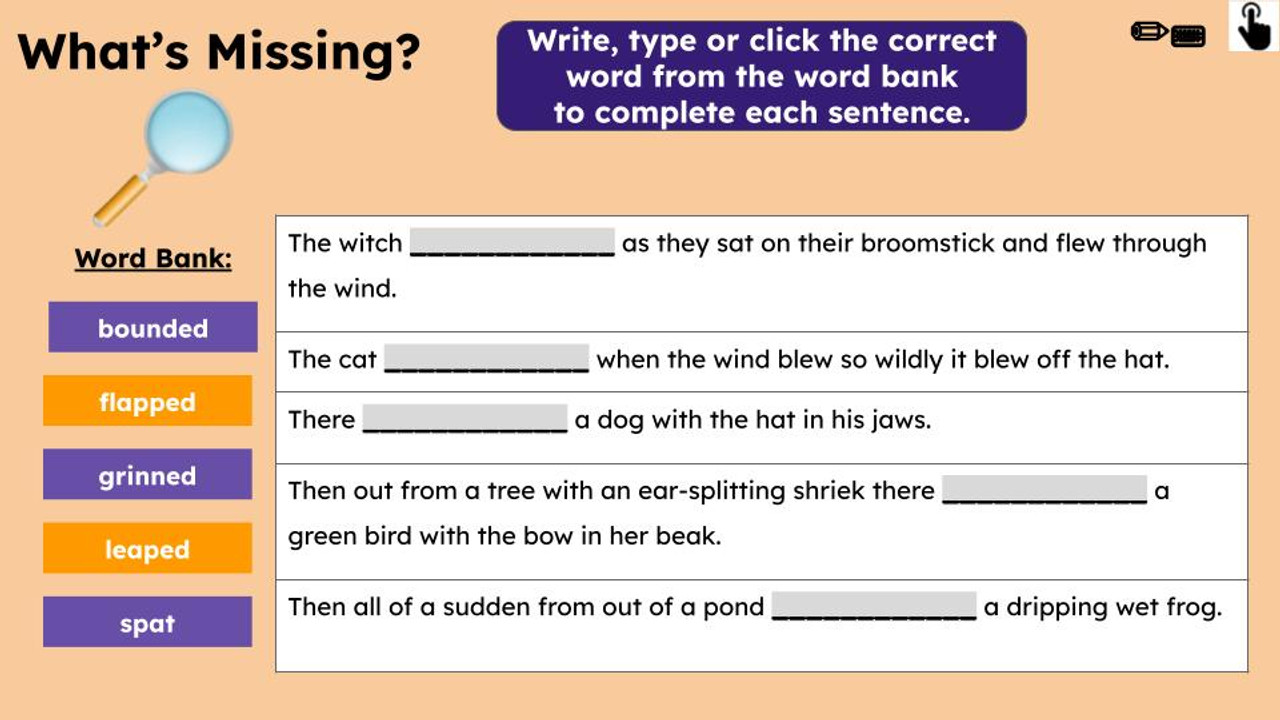 Room on the Broom Read Aloud Activities