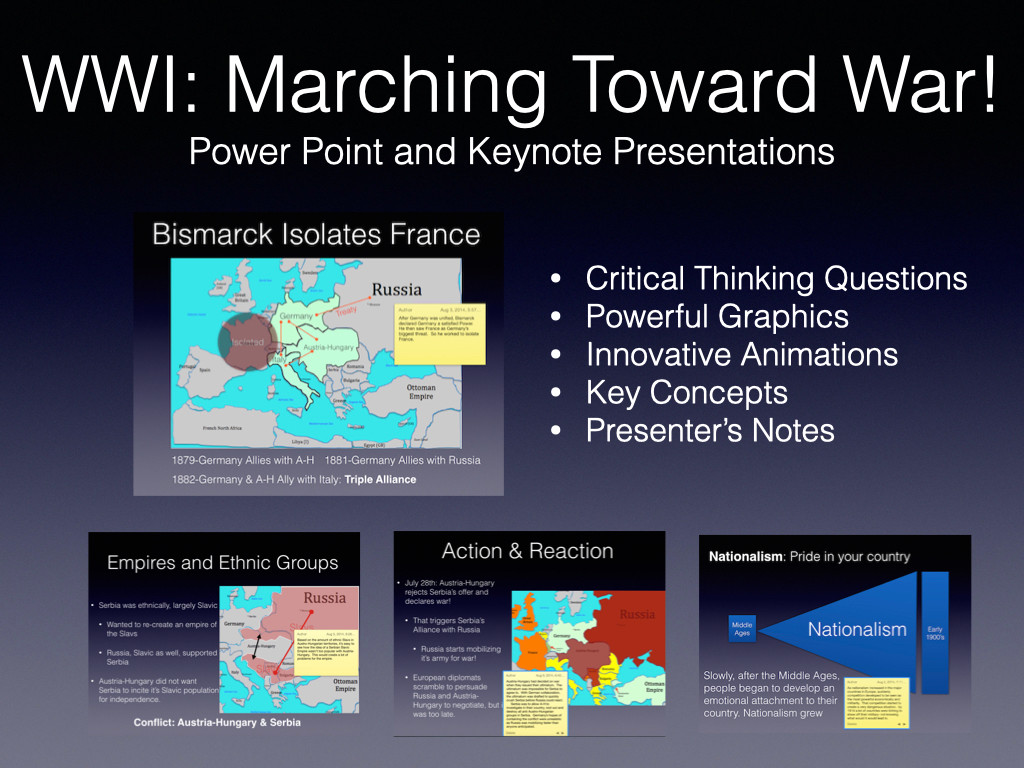 WWI: Marching Toward War History Presentation