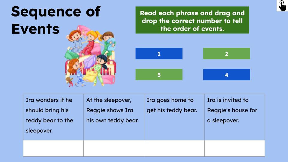 Ira Sleeps Over Read Aloud Activities