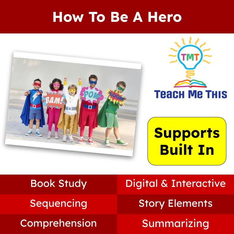 How To Be A Hero Read Aloud Activities