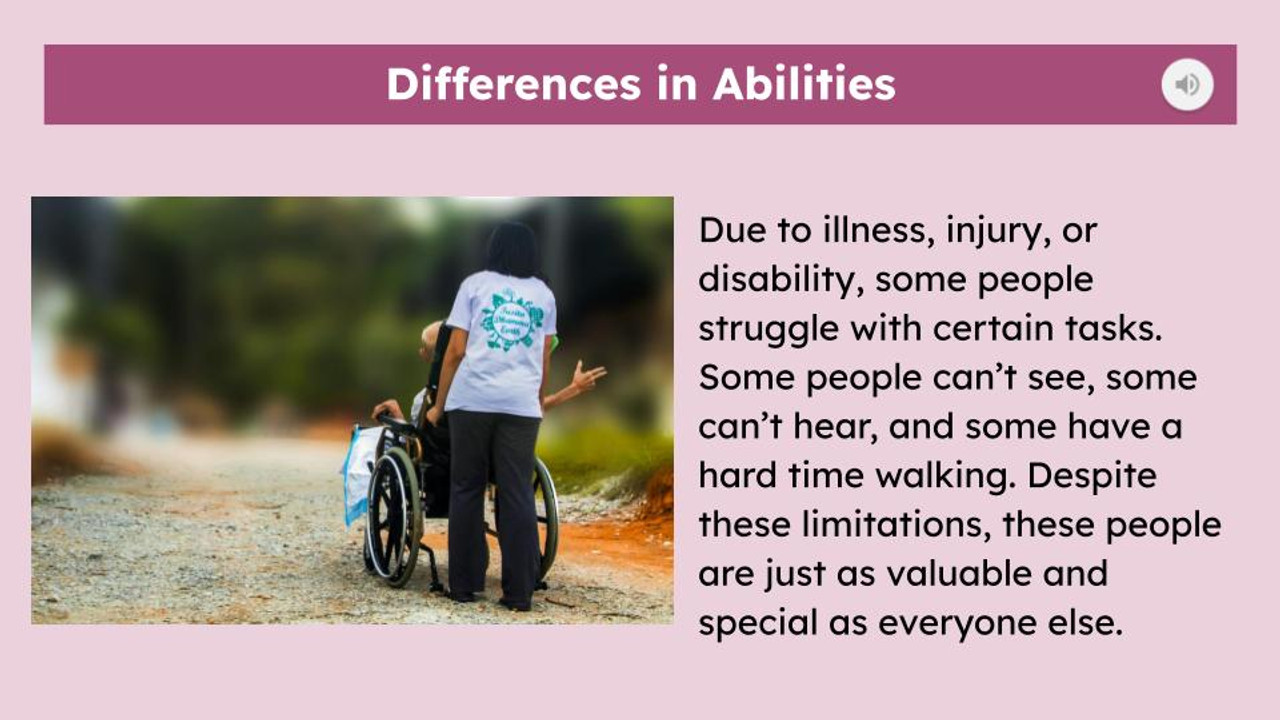 Social Story Celebrating Differences