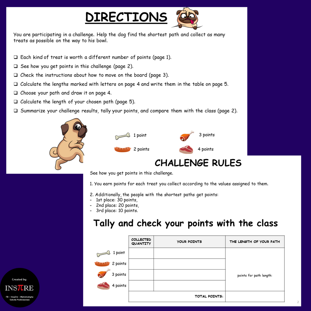 Pythagorean Theorem Worksheet | Math Game | Math Challenge | Printable ...