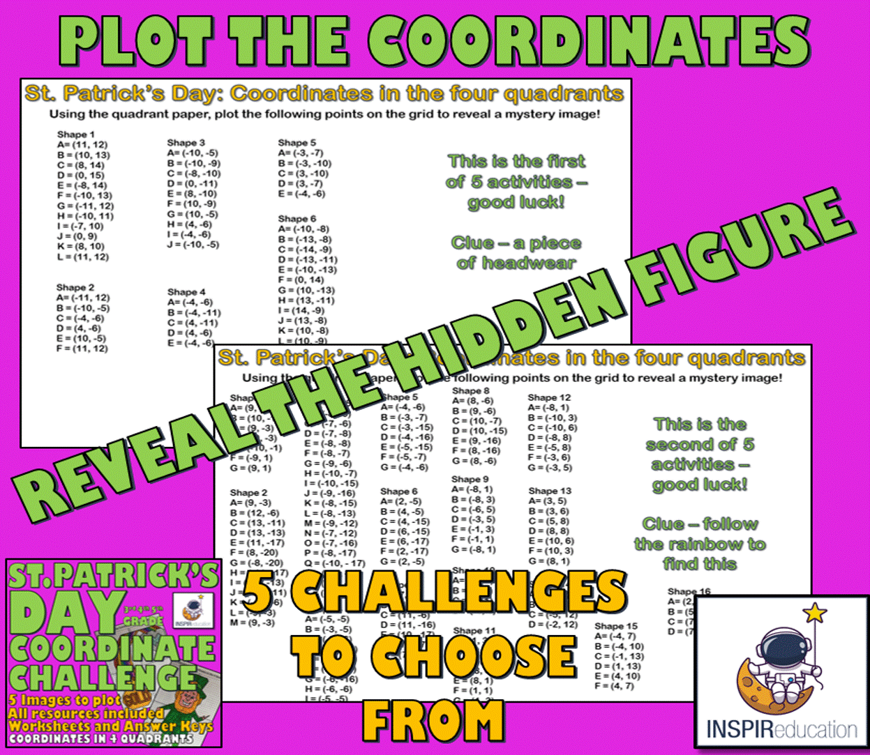 St Patrick's Day Coordinate Challenge: 5 Challenges, 4 Coordinates ...