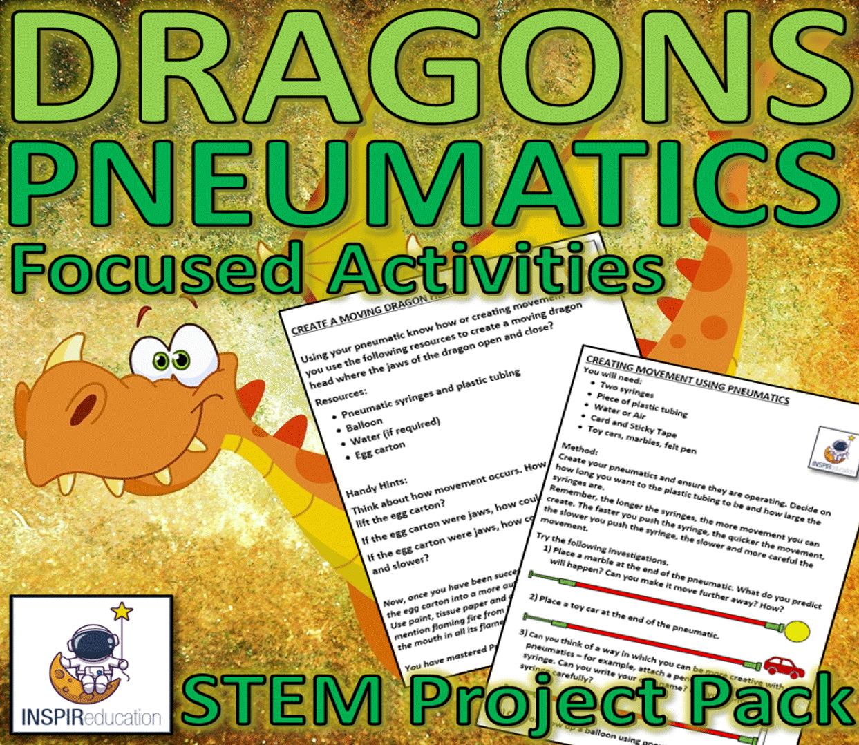 STEM PNEUMATICS: Dragons: Lesson Plans, Activities, Problem Solving ...