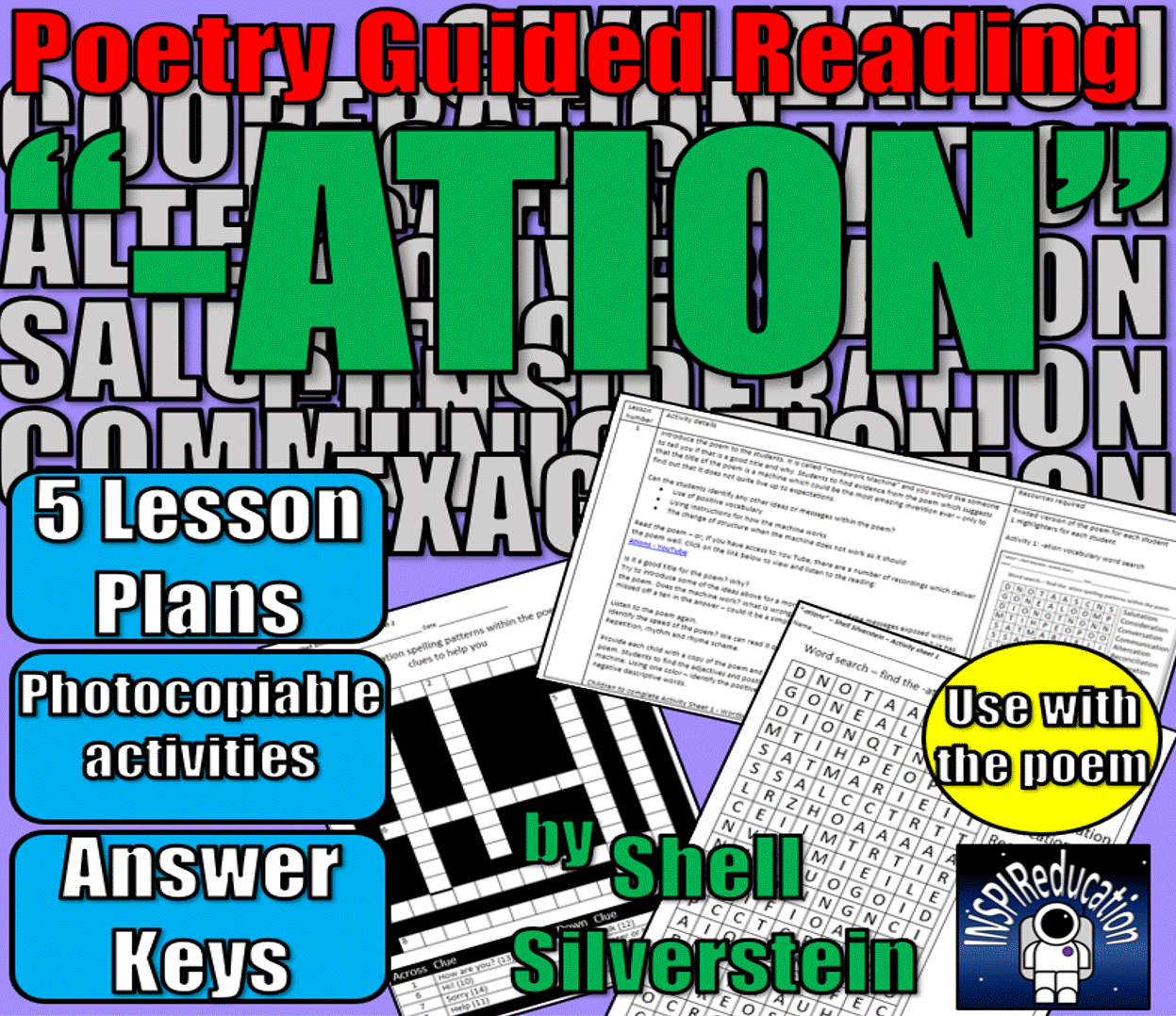 GUIDED READING POETRY: Shell Silverstein - ATIONS - Lesson Plans and ...