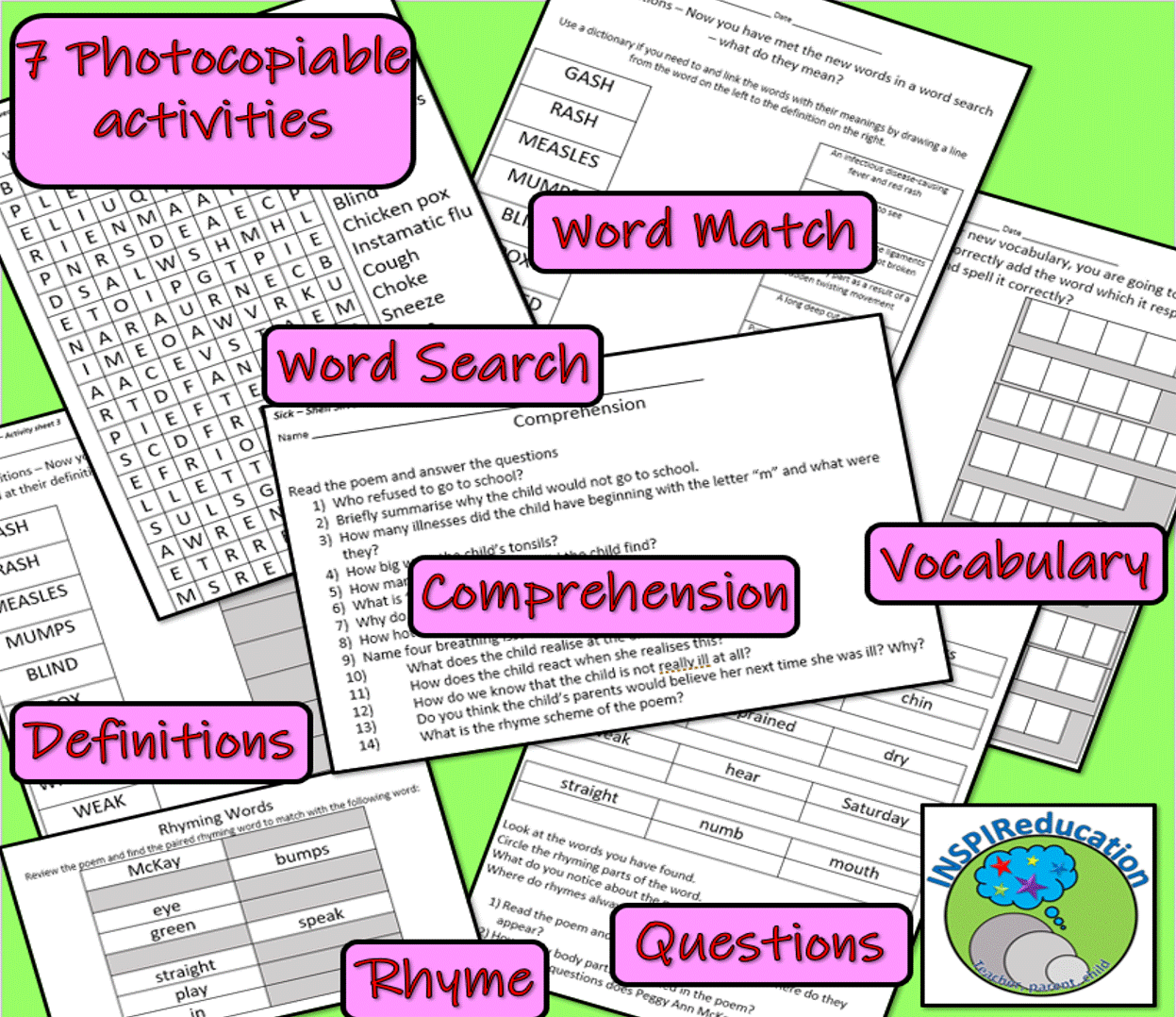 GUIDED READING POETRY BUNDLE: Shell Silverstein, 8 Poetry Plans ...