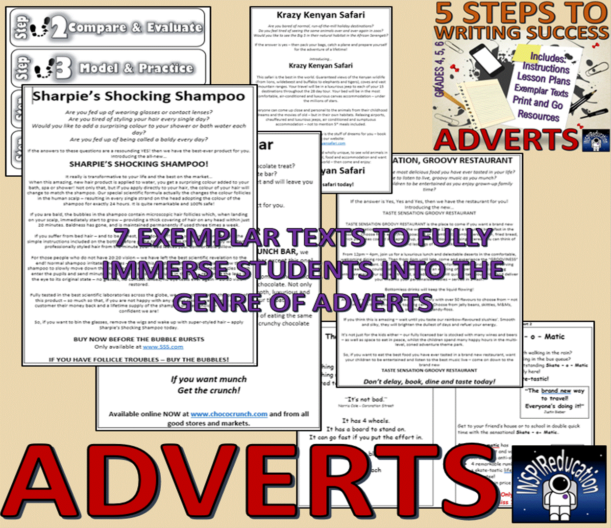 Writing Adverts: Lesson Plans, Exemplars, Resources, Posters and ...