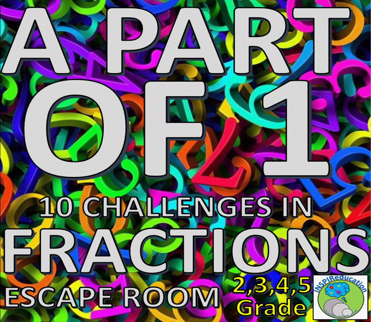 MATH ESCAPE ROOM: Fractions - 10 Challenges, Answer Key, Resources ...