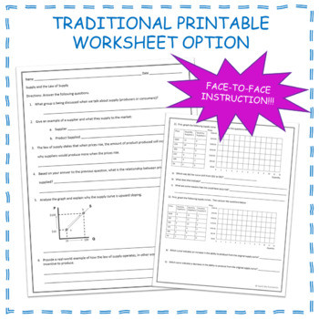 Supply Worksheets 27 Problem Sets Economics Microeconomics Printable or ...