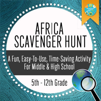 Geography, Africa Scavenger Hunt