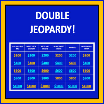 Indigenous Cultures of Canada Jeopardy