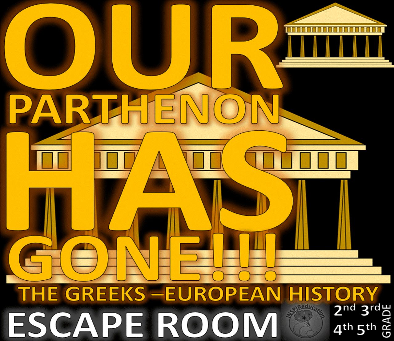 History ESCAPE ROOM: Ancient Greeks - Civilisation, 9 Challenges ...