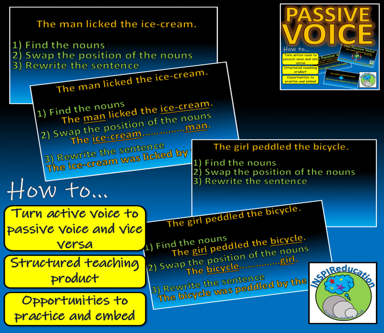 Teaching Speech in Writing BUNDLE: Direct, Reported and Passive ...