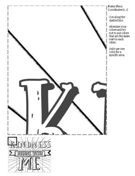 "Kindness Begins With Me" Collaborative Poster and Writing Prompt