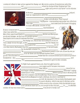 No Taxation Without Representation Notes PowerPoint Lesson Plan