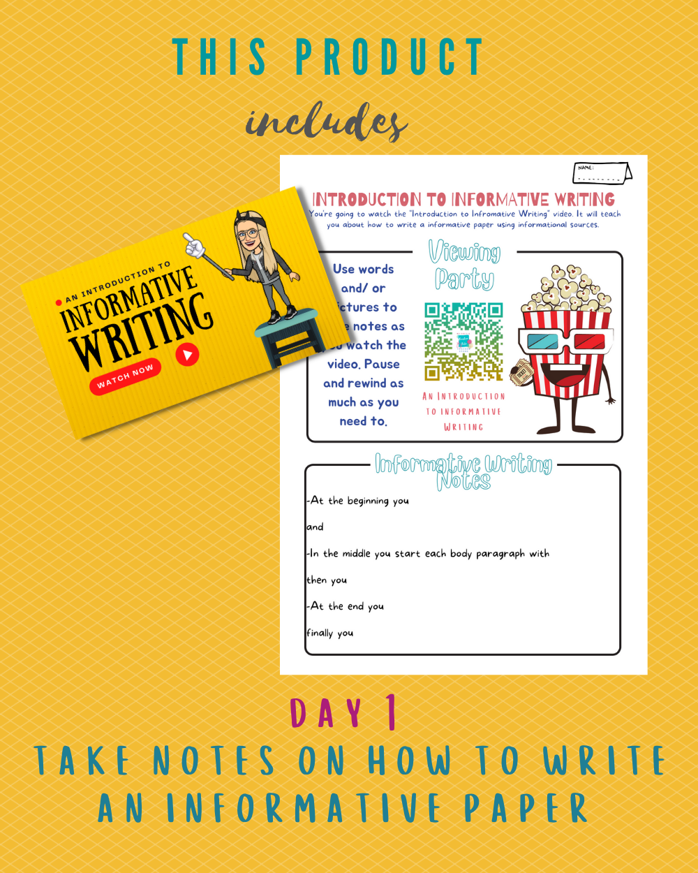 If I Were Principal for a Day-Informative Writing to Sources Project