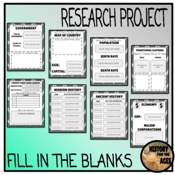 Country Research Project: Geography