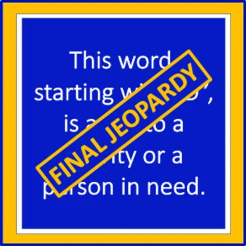 Financial Literacy for Middle School Jeopardy