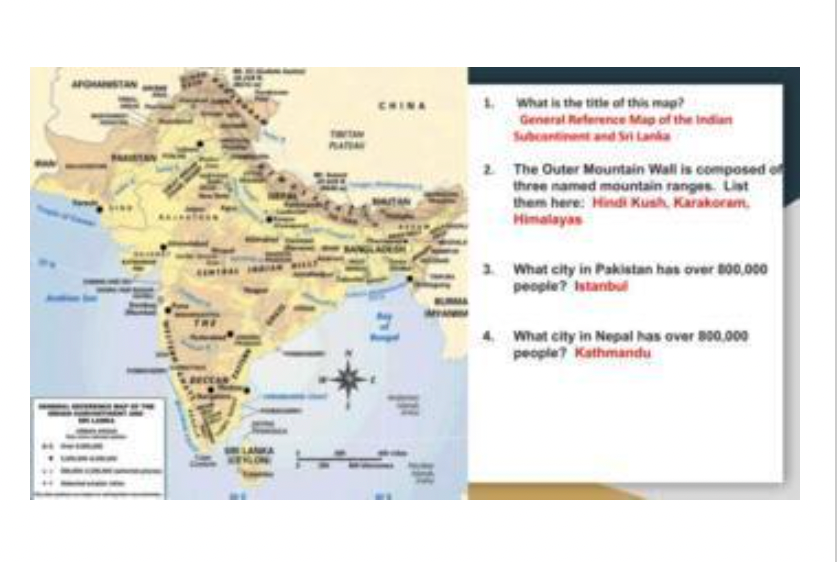 SOUTH ASIA: Charts, Graphs, and Maps Oh My! - Amped Up Learning