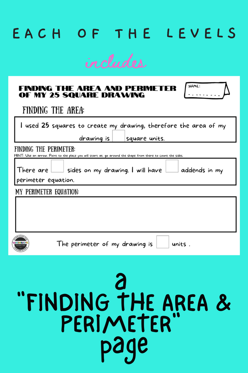 3rd, 4th, and 5th Perimeter and Area Practice and Review