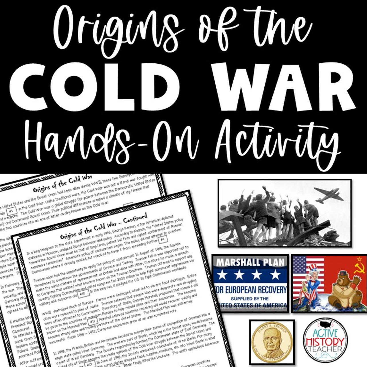 Origins of the Cold War Visual Summary - Hands-on Activity (baggies ...