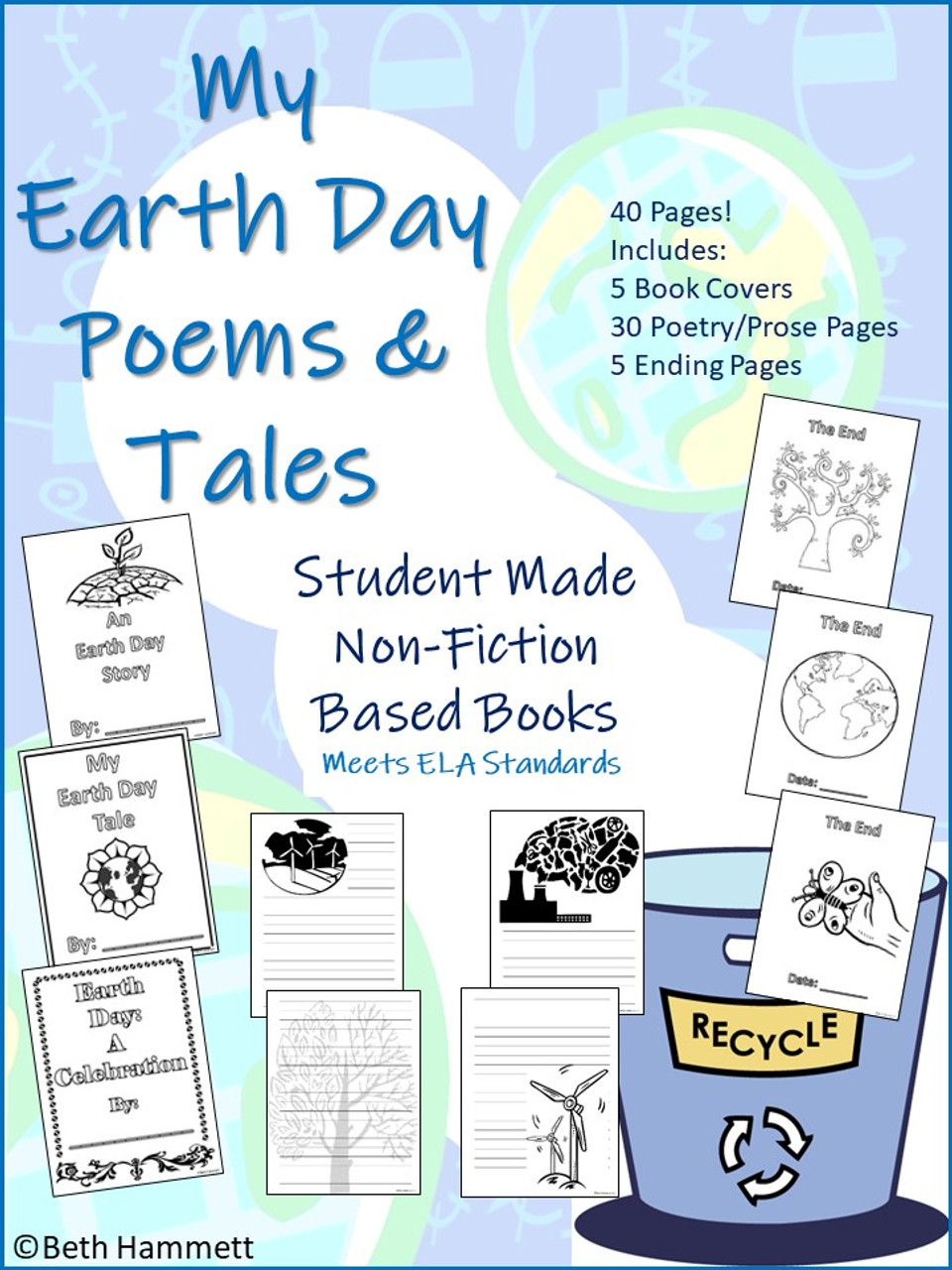 Earth Day Poems and Tales: Books to Make & Write - Amped Up Learning