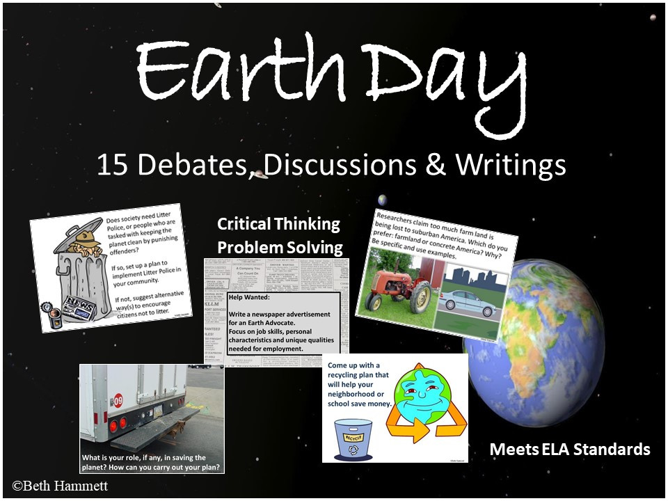 Earth Day Debates, Discussions and Writings - Amped Up Learning