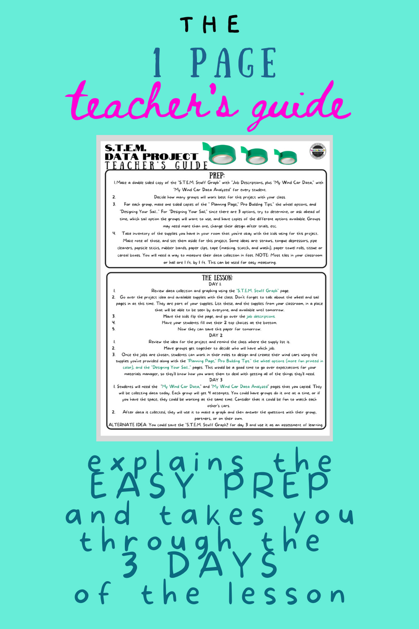 Hands on Data STEM project upper elementary