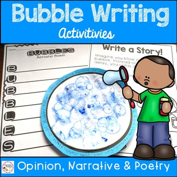 Bubble Themed Writing
