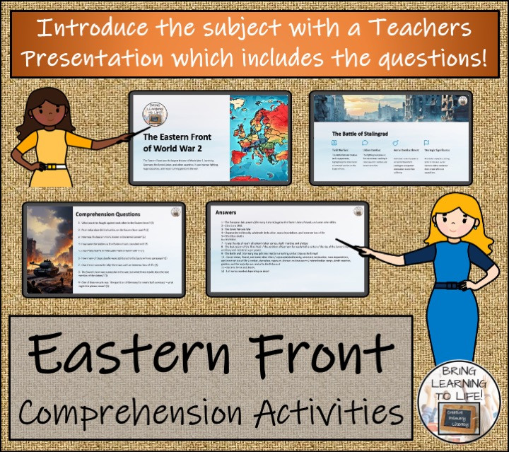 Eastern Front of World War II Close Reading Comprehension | 5th & 6th ...