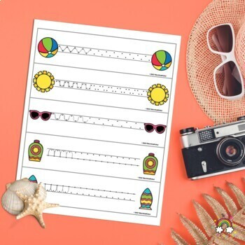 Summer Line Tracing Activities Handwriting Practice