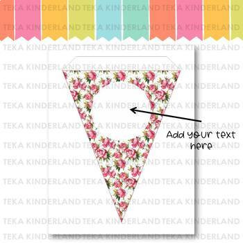 Editable Triangle Banner