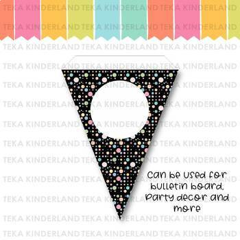 Editable Triangle Banner