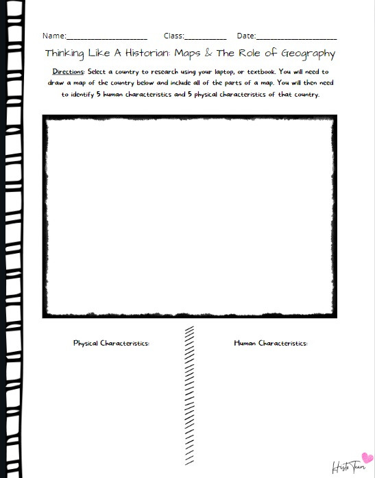 Think Like A Historian and Social Studies Skills Lesson and Activities ...