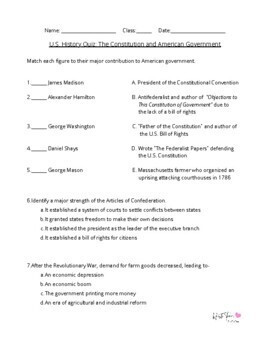 Complete Constitution and American Government U.S. History Bundle