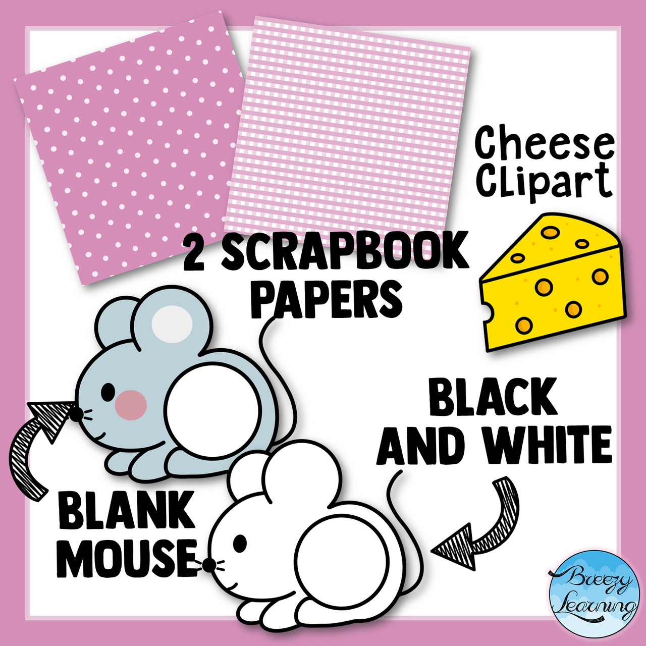 Mouse Letter and Number Tiles - Moveable Clipart - 264 images! - Amped ...