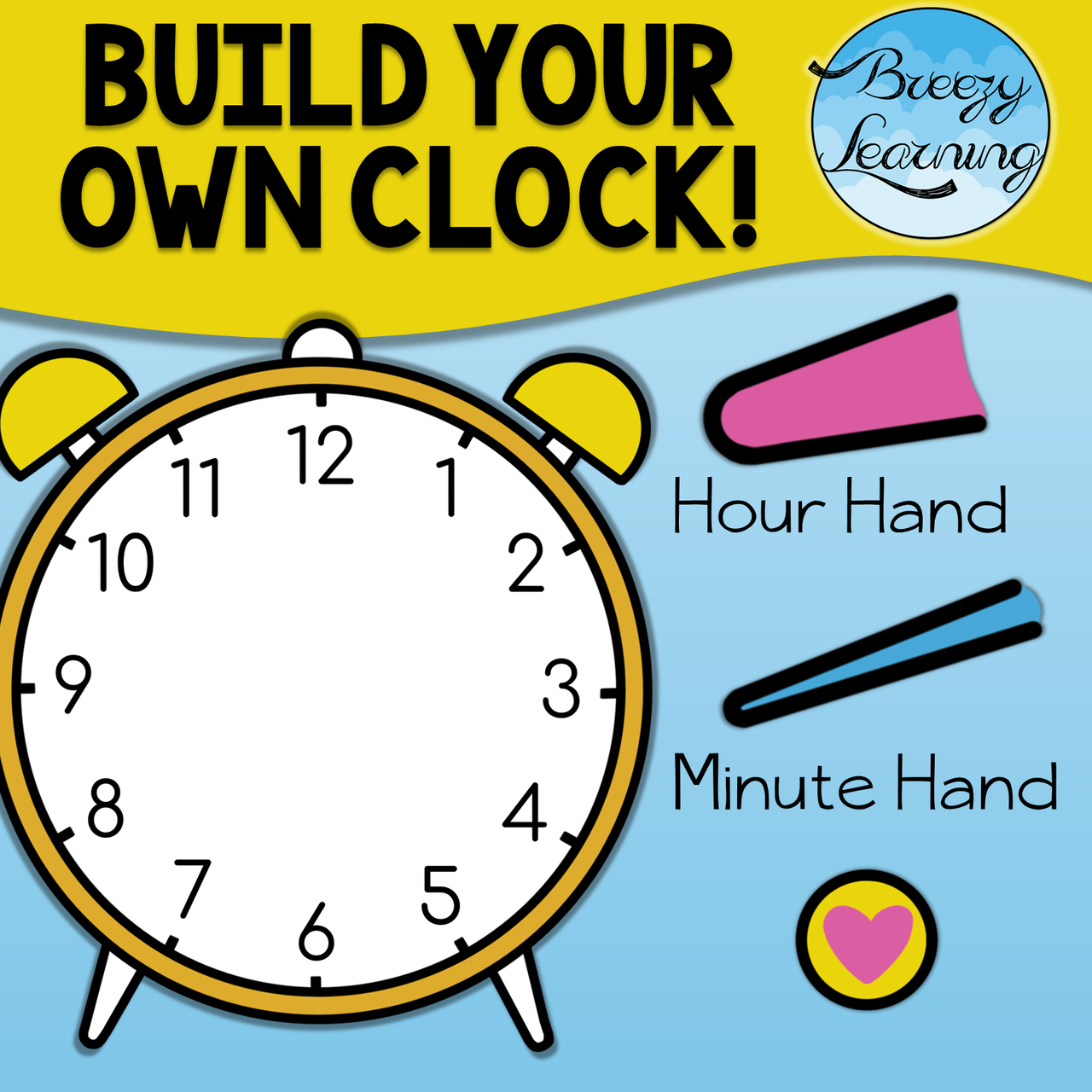 Clock Clipart - Analog and Digital - Every 5 Minutes - PNG - Amped Up ...