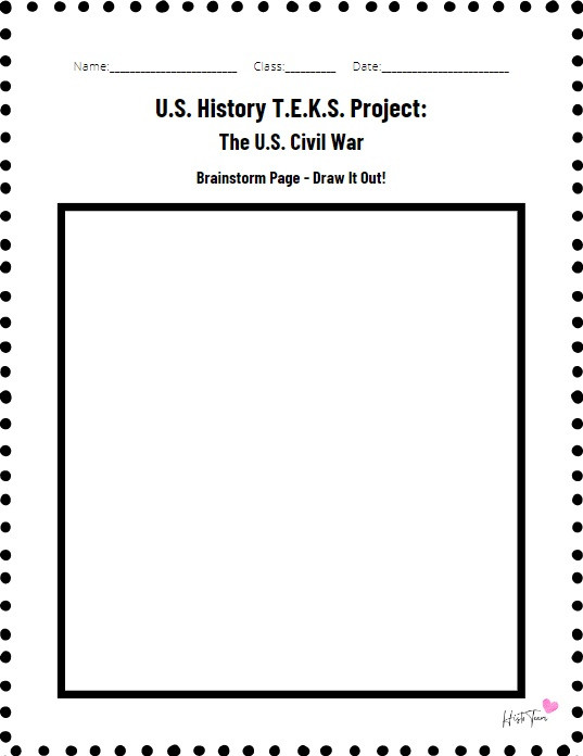 8th Grade American History TEKS Project: U.S. Civil War - Amped Up Learning