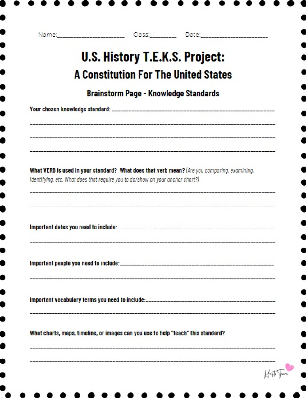 8th Grade American History TEKS Projects For The ENTIRE Year! - Amped ...