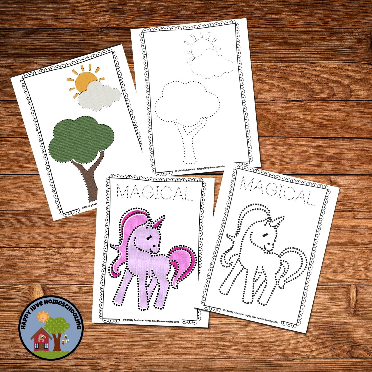 Push Pin Poke Art Sample Pack - FREEBIE - Amped Up Learning