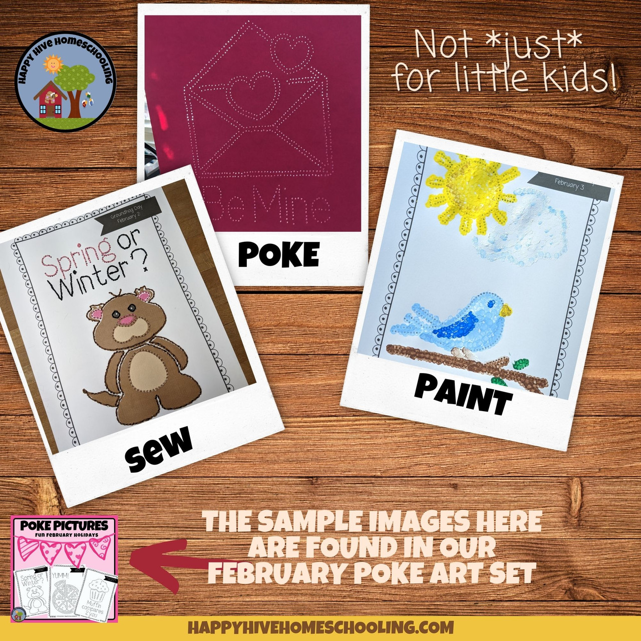 Pin Poke Pictures - February Holidays - Amped Up Learning