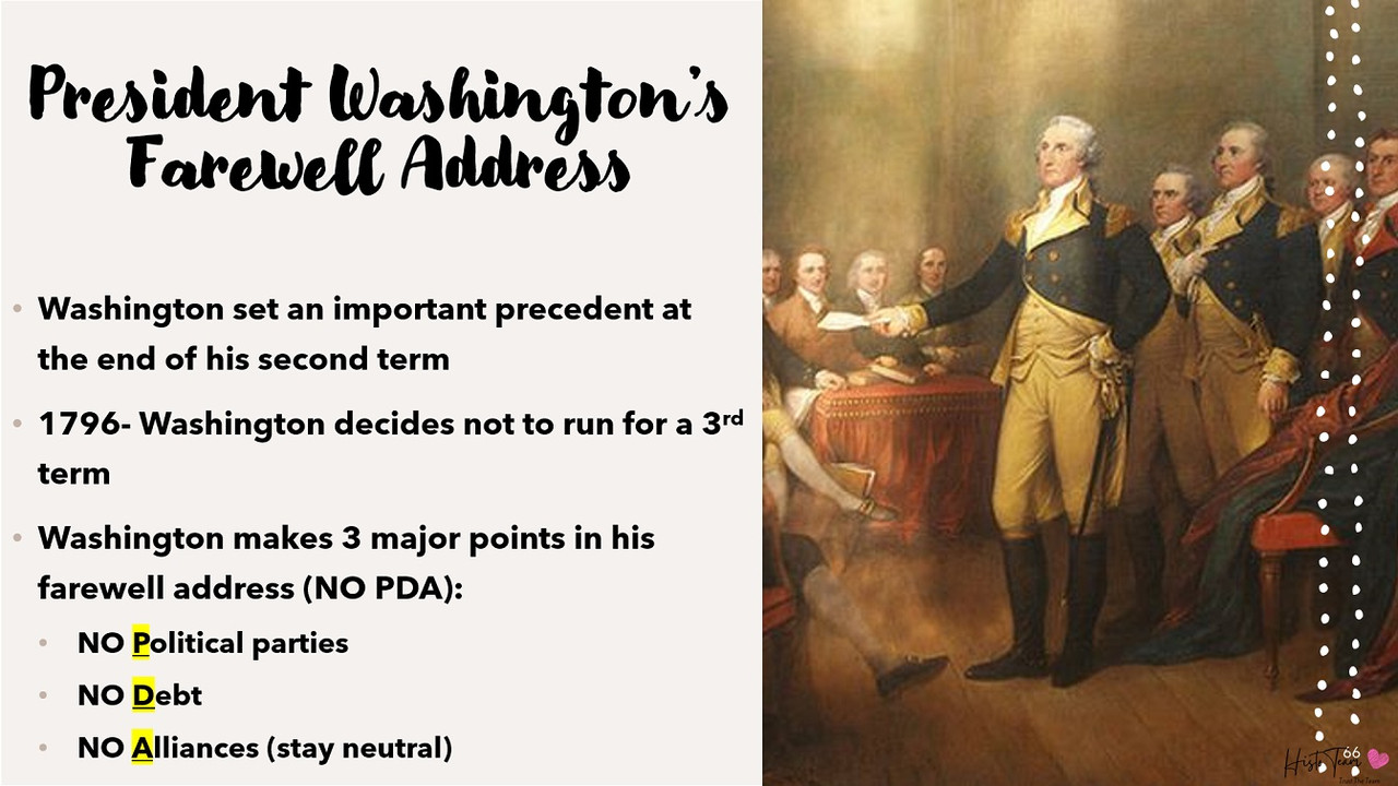 US History Early Republic George Washington and the Origin of Political ...