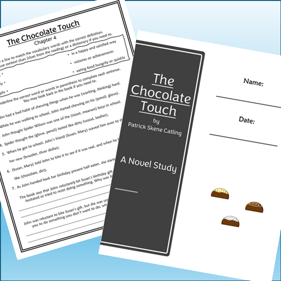The Chocolate Touch Novel Study