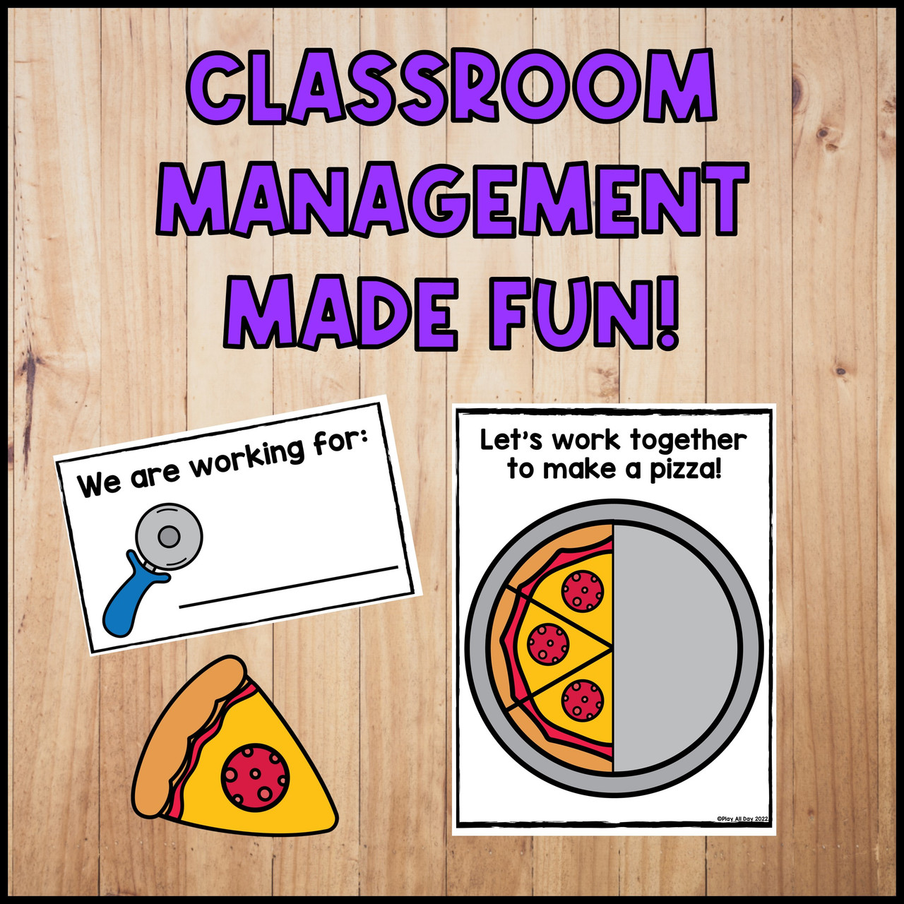 Whole Class Rewards | Pizza Classroom Management Tool - Amped Up Learning
