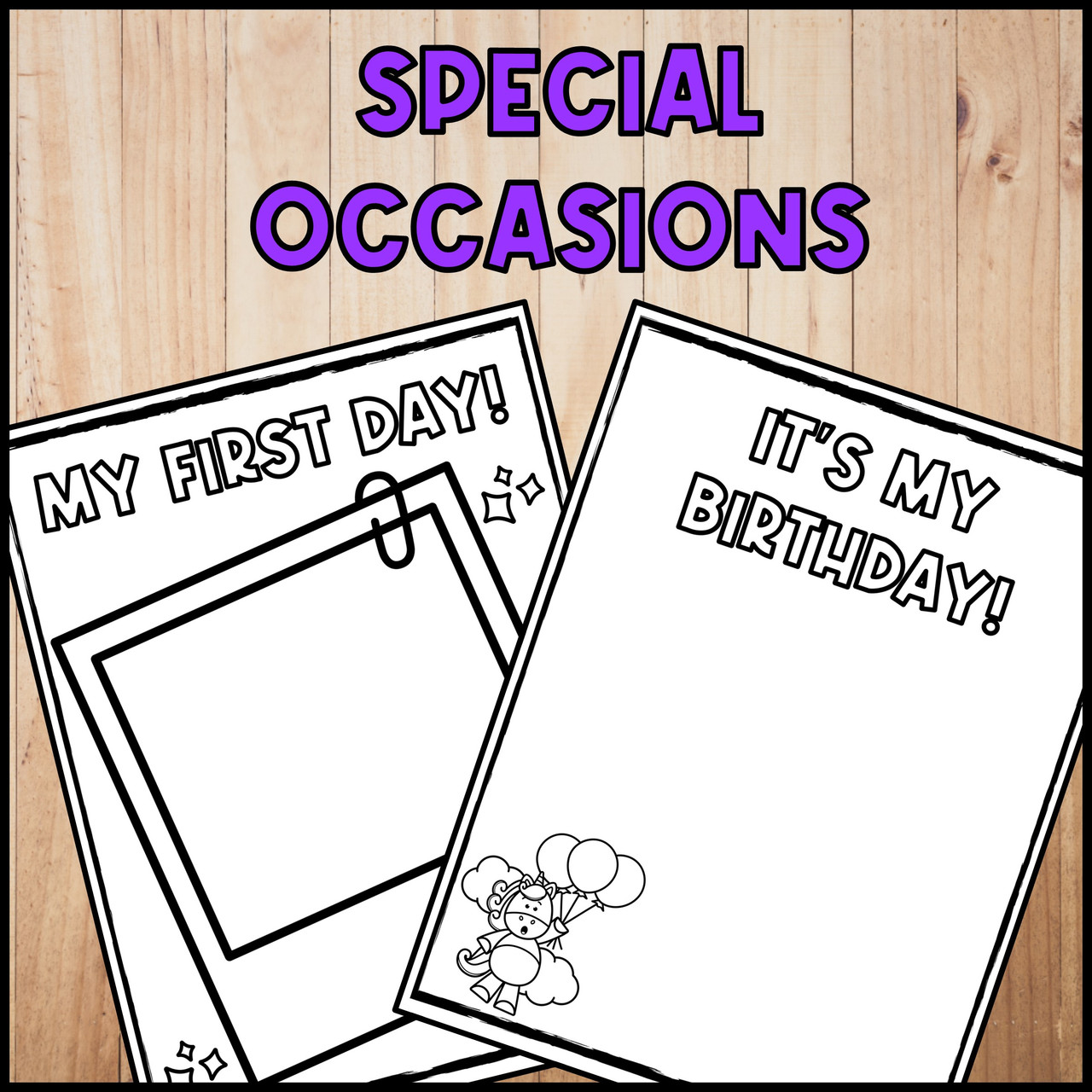 Back to School Kindergarten Portfolio | Student Portfolio of Writing