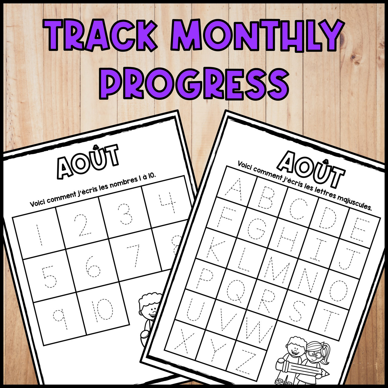 French Kindergarten Portfolio | Student Portfolio of Writing